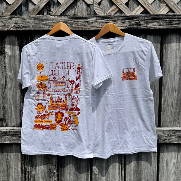 Julia Gash Full Back T-Shirt - Flagler's Legacy